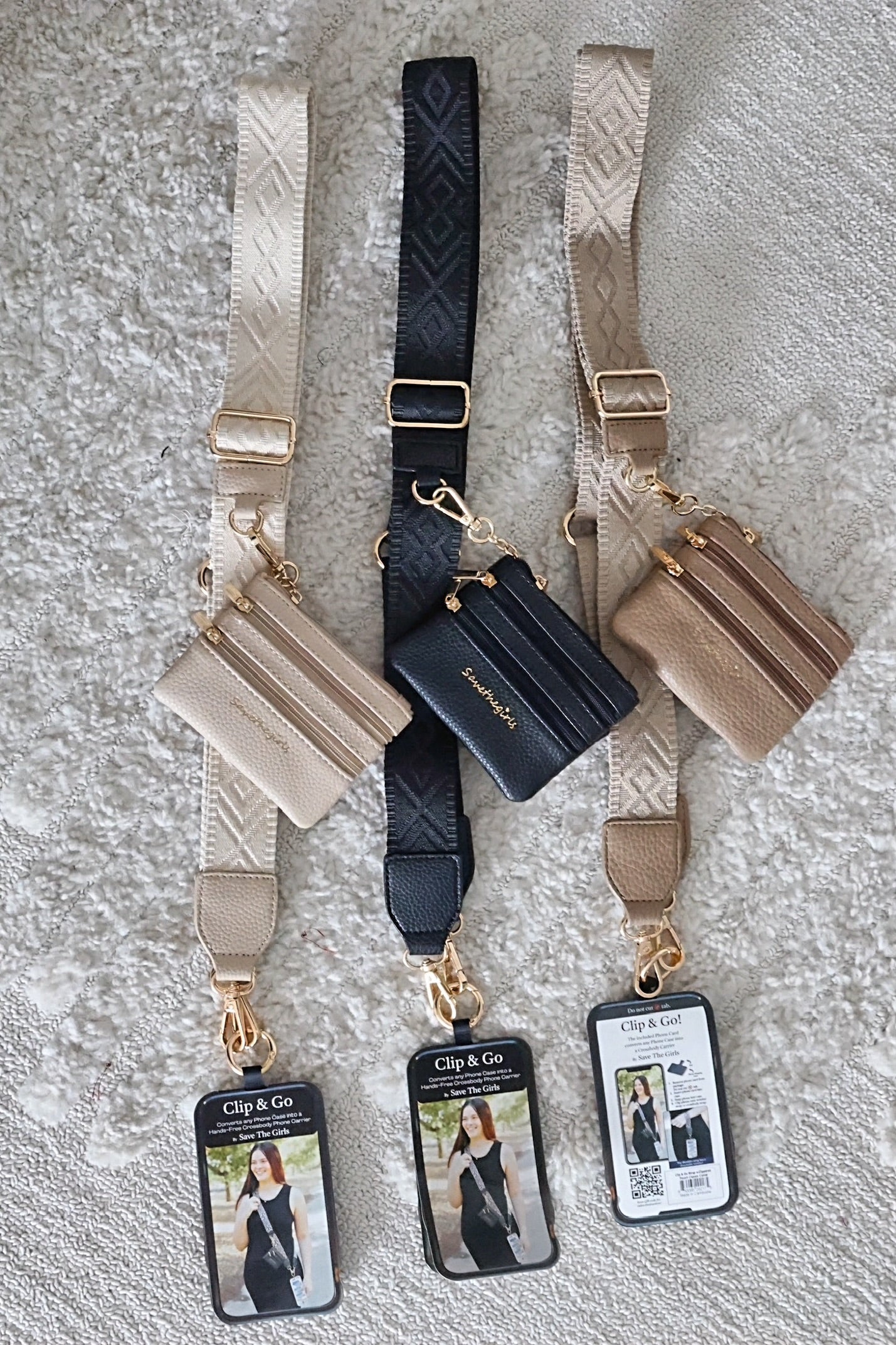 Clip & Go Zipper Strap/Pouch – Bella Ragazza Boutique